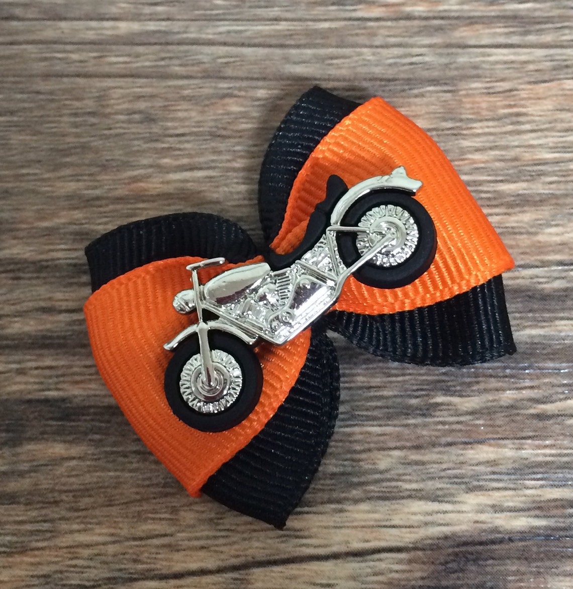 Motorcycle Hair Bow-harley Davidson Hair Bow-motorcycle Baby - Etsy