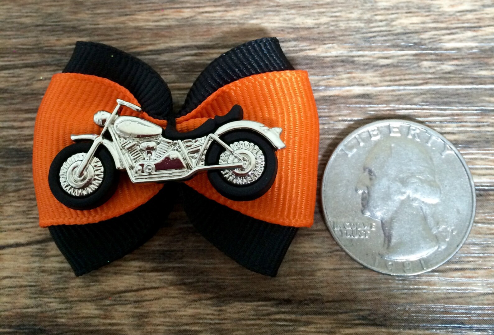Motorcycle Hair Bow-harley Davidson Hair Bow-motorcycle Baby - Etsy