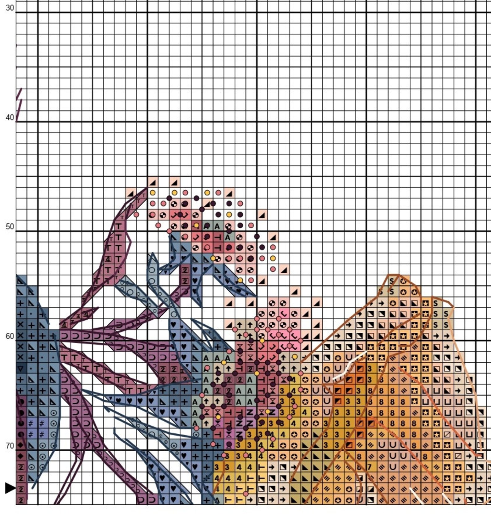 Yellow Roses Cross Stitch Pattern: Elegant Floral Design (PDF) - Etsy