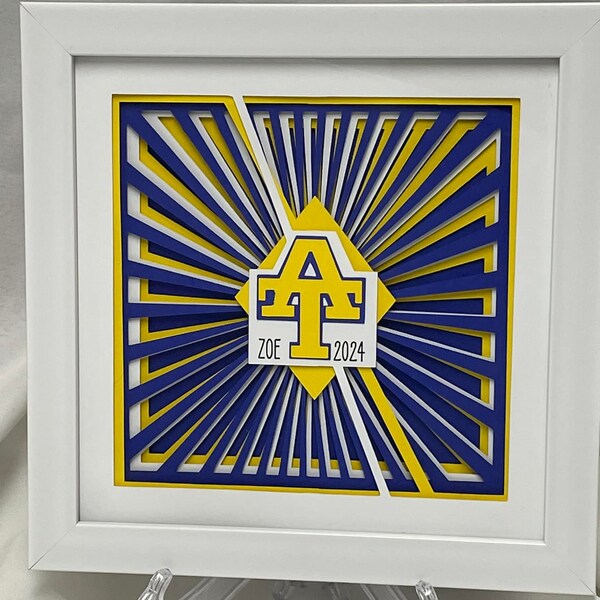 High School Shadow Box - Etsy