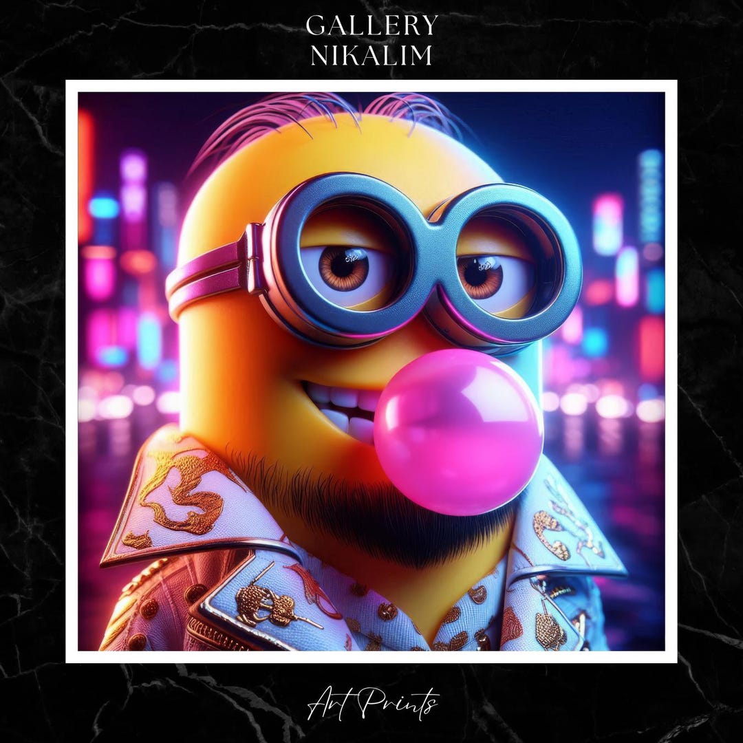 Minion Digital Download, Steampunk Minion Art, Cool Minion With ...