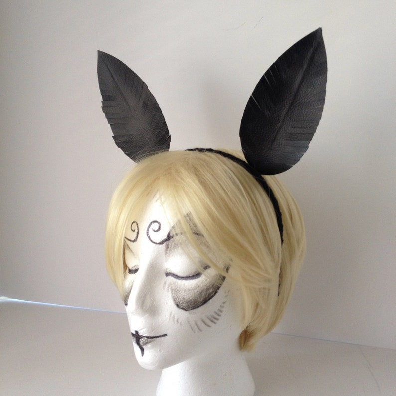 Black Moth Antennae Headband / Mothman / Cosplay / Fairy / | Etsy