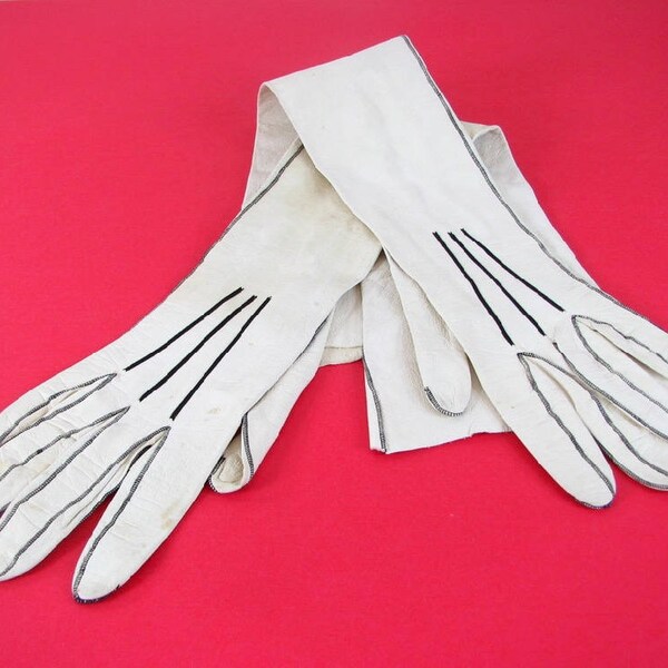 White Opera Gloves - Etsy