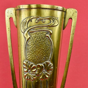 Art Nouveau Brass Vase Made in Beldray, England - Etsy Australia