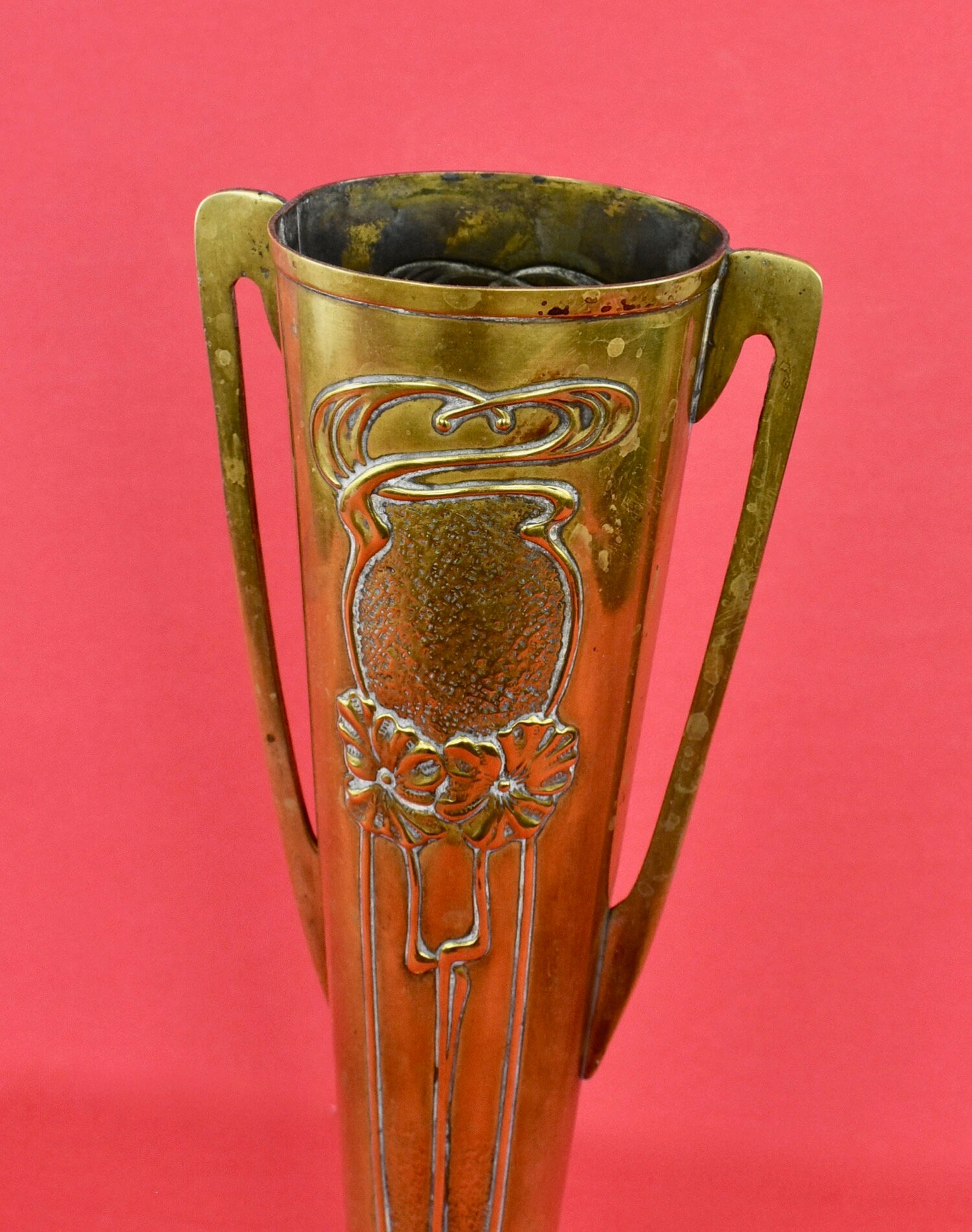 Art Nouveau Brass Vase Made in Beldray England | Etsy Australia