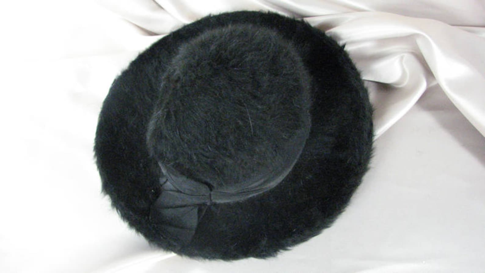 Child's Victorian / Edwardian Black Beaver Fur Felt Hat - Etsy