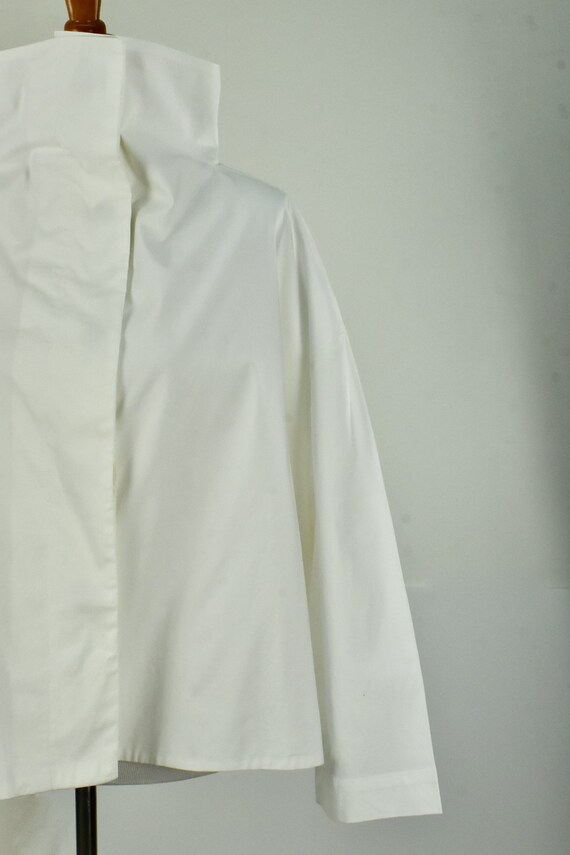 2000s PLANET White Cotton Jacket ... LAGENLOOK ... M… - Gem