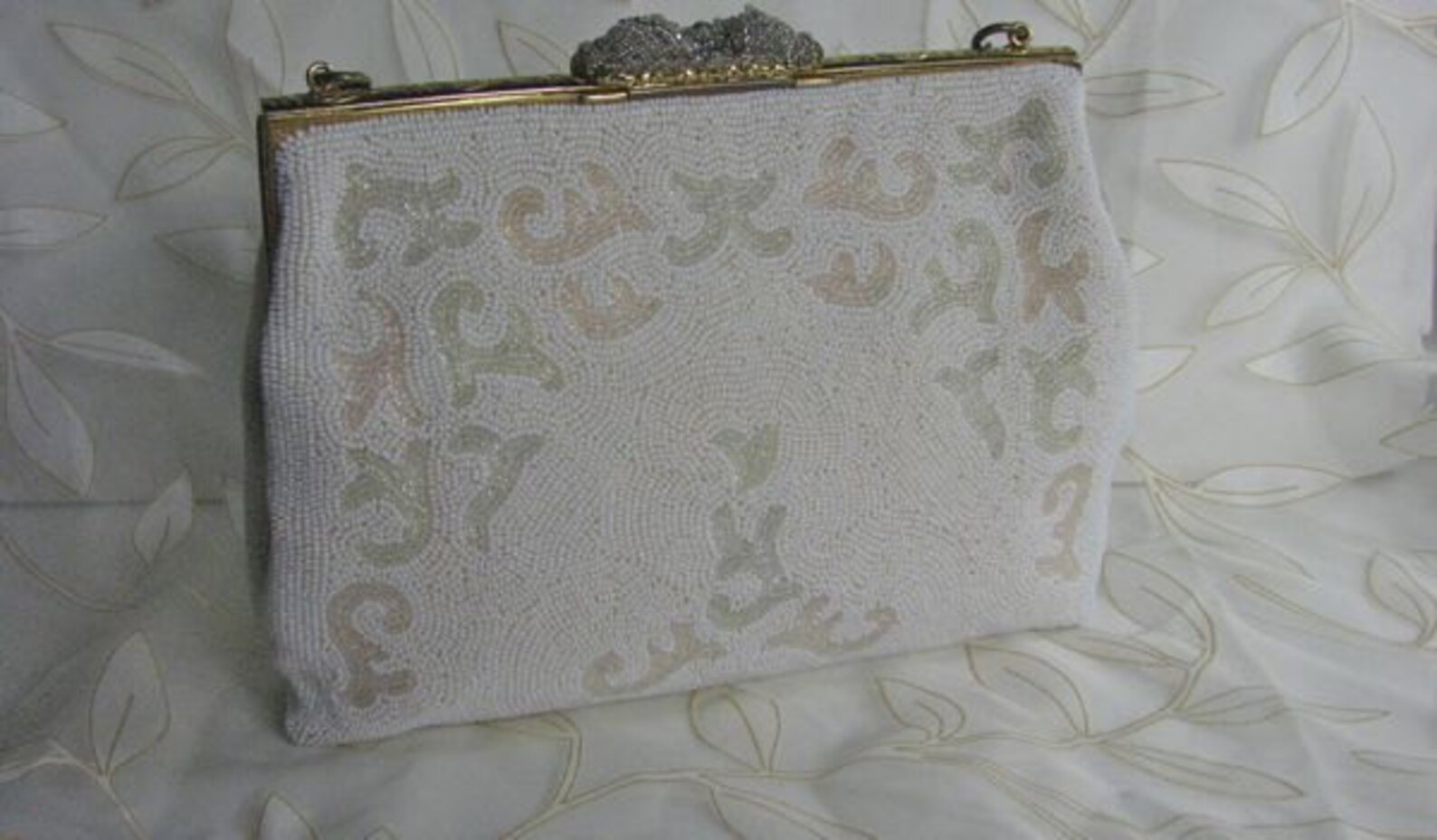 1950s Hand Made Ivory Beaded Walborg Purse With EXCEPTIONAL - Etsy