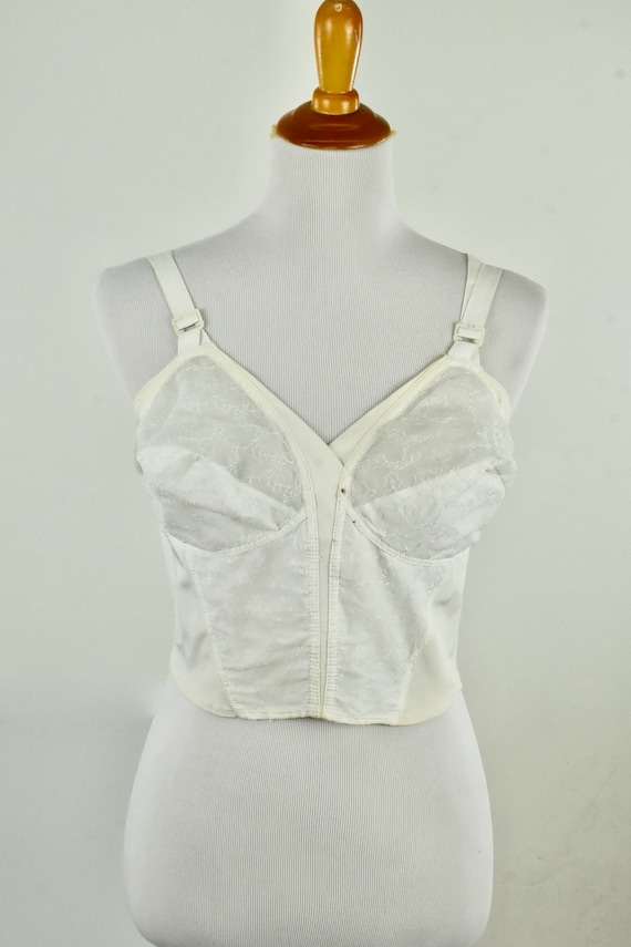 victorian brassiere white - Gem