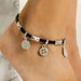 Leather Anklets, Anklets for Women, Chunky Anklet With Silver Plated ...
