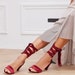 Red Wedding Shoes With Ribbons Boho Bridal Shoes Red Velvet - Etsy