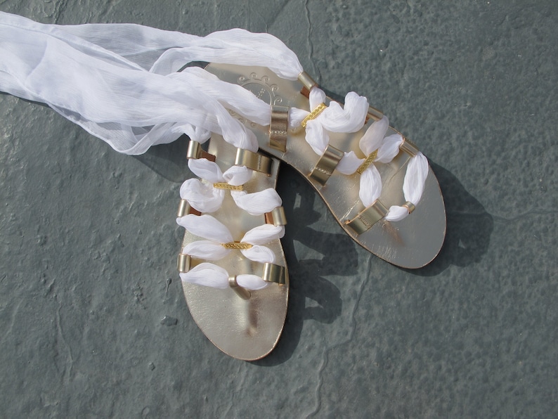 Sandales de mariée, chaussures de mariage, chaussures plates de mariée ...