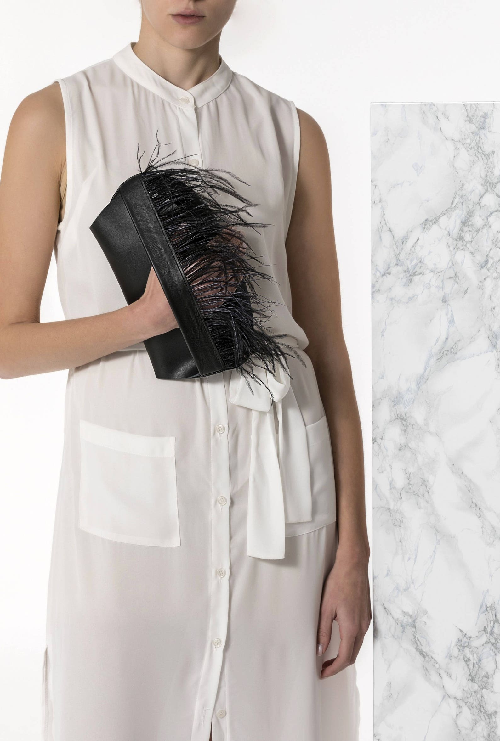 Black Leather Clutch Formal Pouch Evening Clutch Bag - Etsy