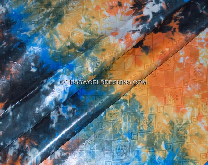 African Batik Bazin Guinea Brocade Sold per Yard/ African Batik Bazin ...