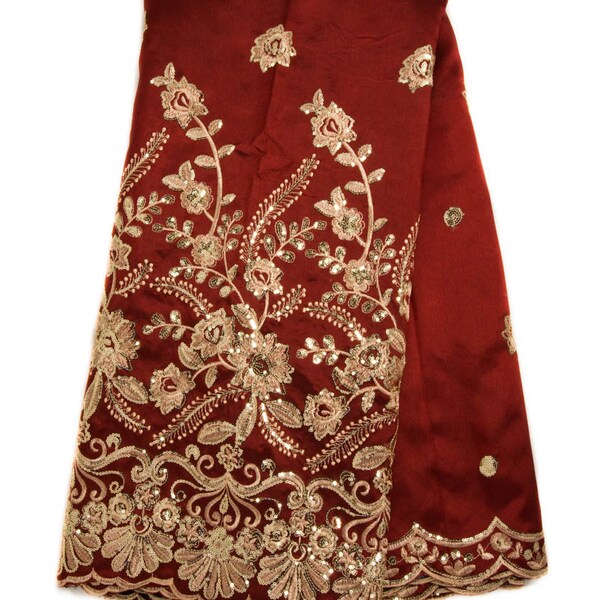 Red Lace Fabric - Etsy