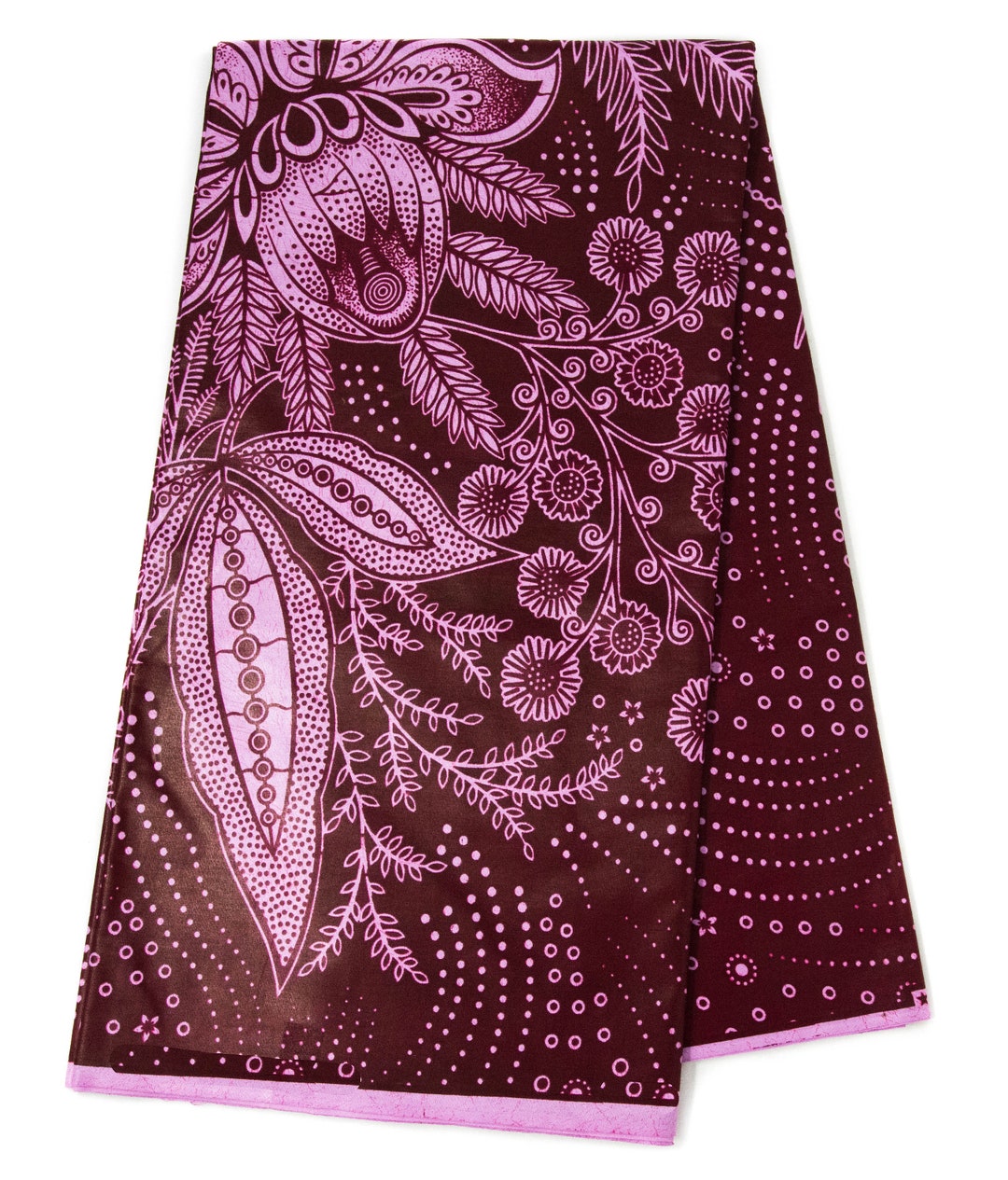 WP1847 - African Ankara Fabric, 6 Yards Vibrant Wax Print Cotton Fabric ...