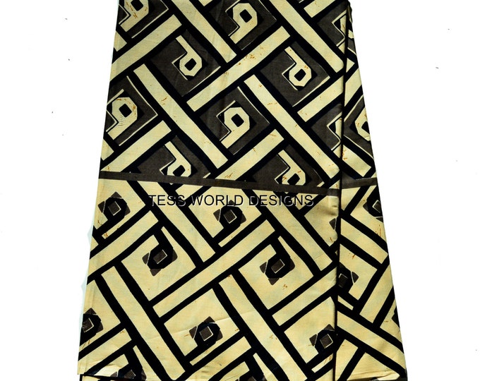 African Fabric / Kuba Print From Congo Tribal Print / for African ...