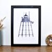 Lighthouse Print, Wyre Light. Signed A4 Print Hand Illustrated - Etsy