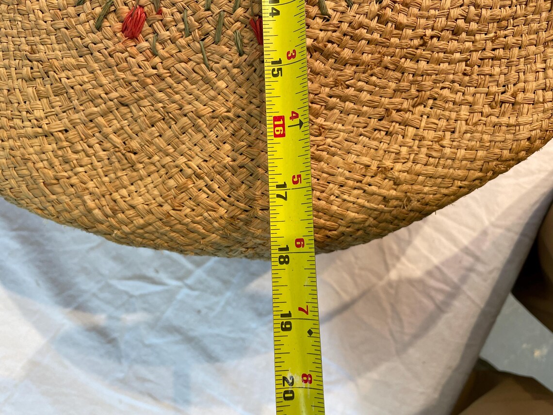 Large Antique Hat Box, Floral Crochet, Primitive - Etsy