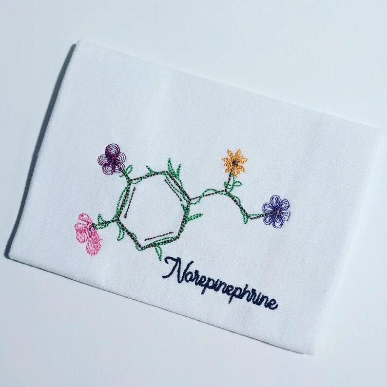 Norepinephrine Embroidery Design for Machines DST EXP HUS - Etsy Ireland