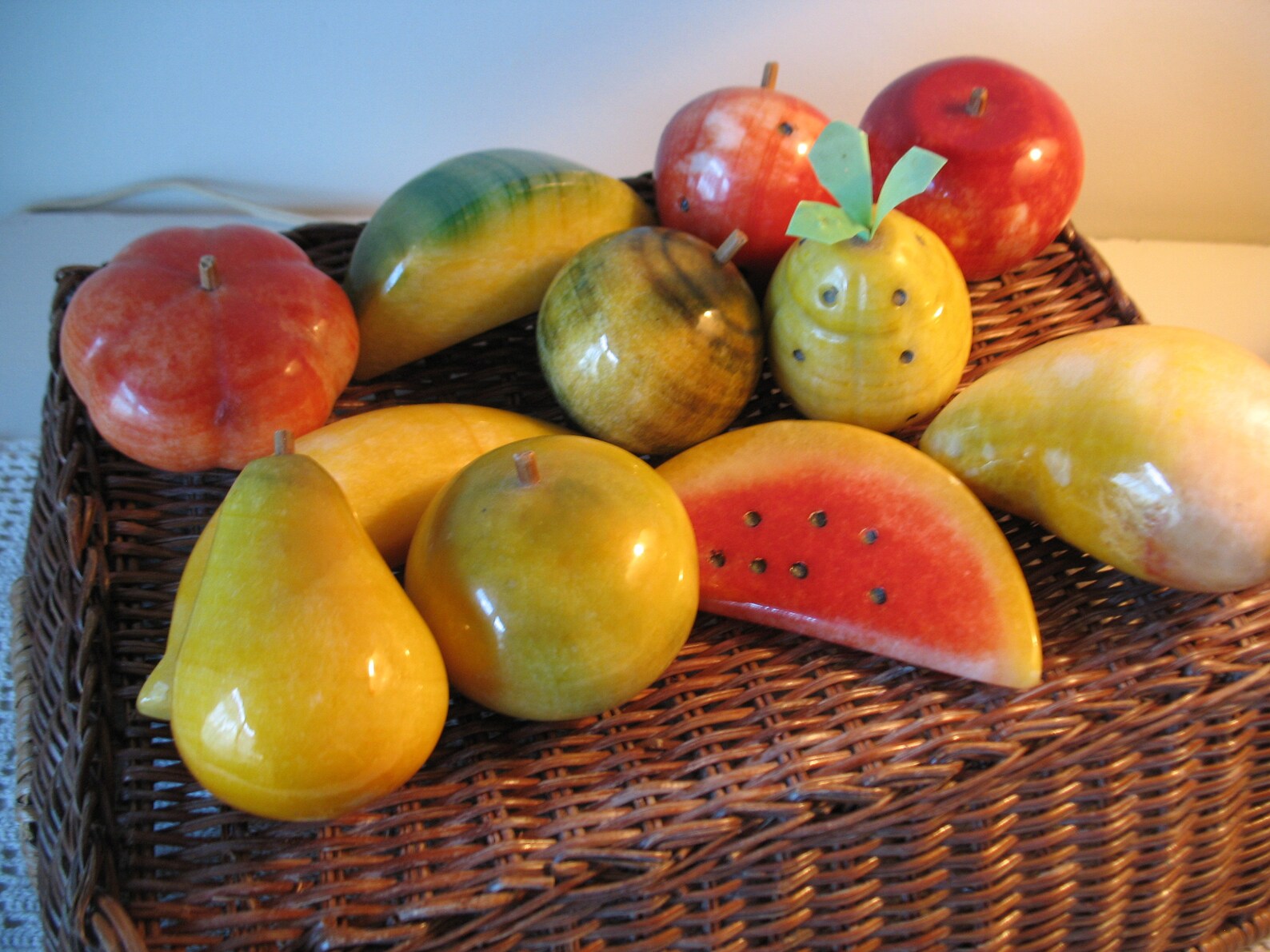 Alabaster Fruits Assorted 11 decorative fruits alabaster | Etsy