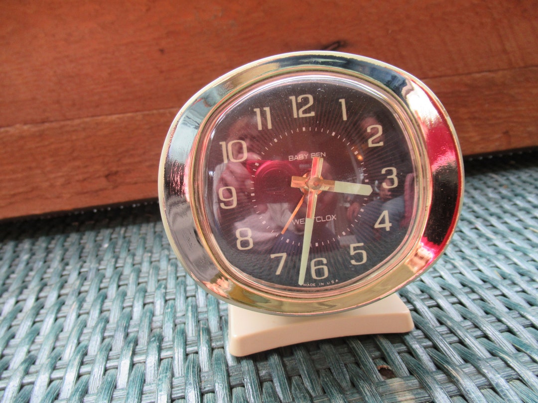 Westclox Baby Ben Vintage Desk Clock Year 70 Works by - Etsy