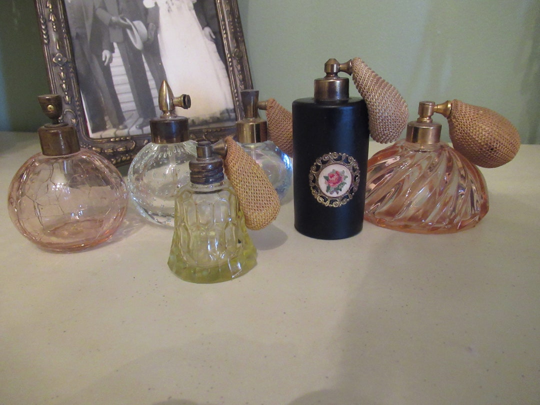 Vintage Perfume Atomizers Lot of 6 Bottles Old Perfume - Etsy