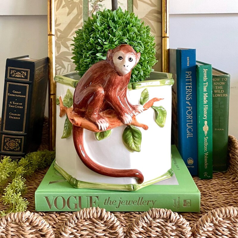 Ceramic Monkey - Etsy