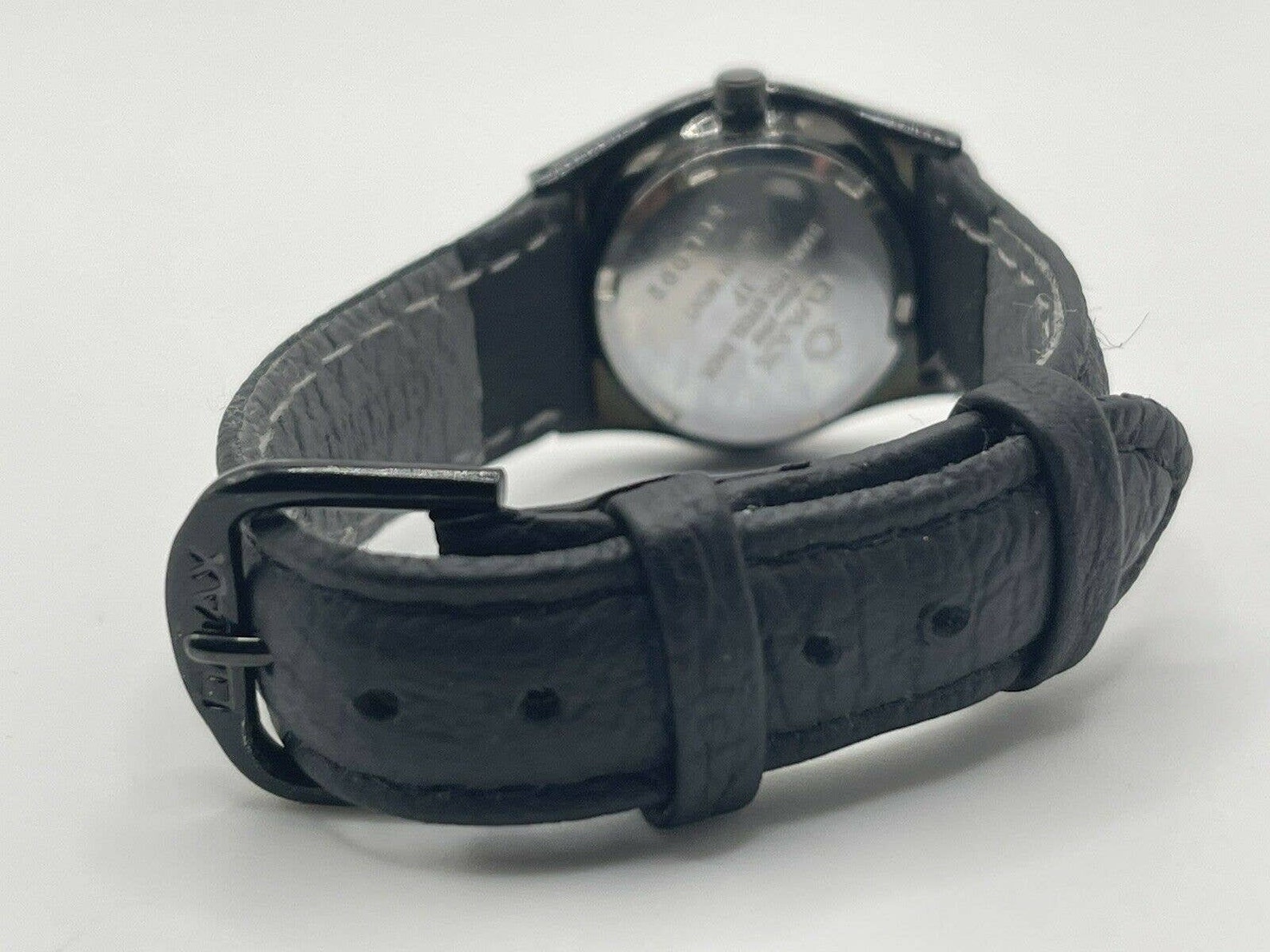 Vintage Ladies QMAX Japan Black Leather Strap Analog Watch New - Etsy