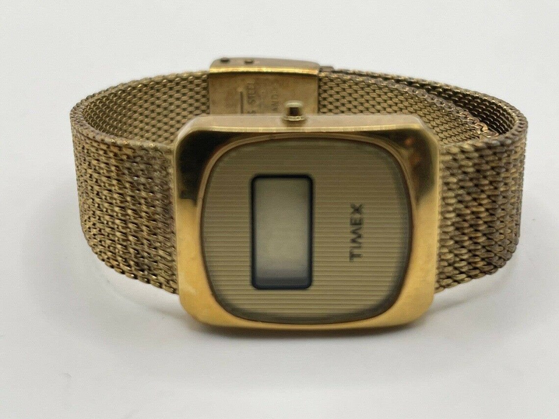 Vintage Timex Quartz K Cell LCD Digital Bracelet Watch for - Etsy