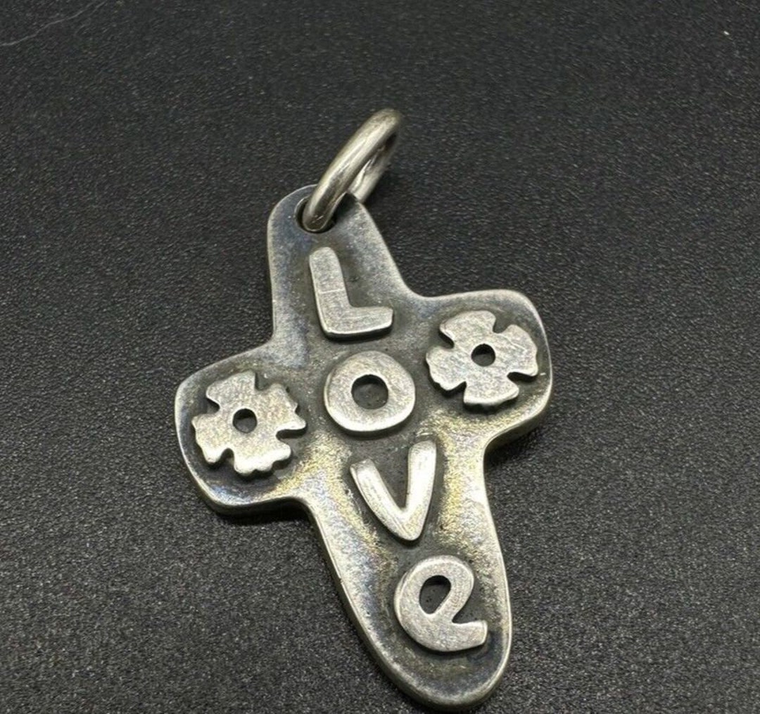 Retired James Avery LOVE Cross Pendant Charm Large Size 7gs - Etsy