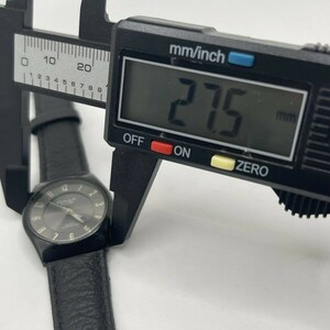 Vintage Ladies QMAX Japan Black Leather Strap Analog Watch New - Etsy