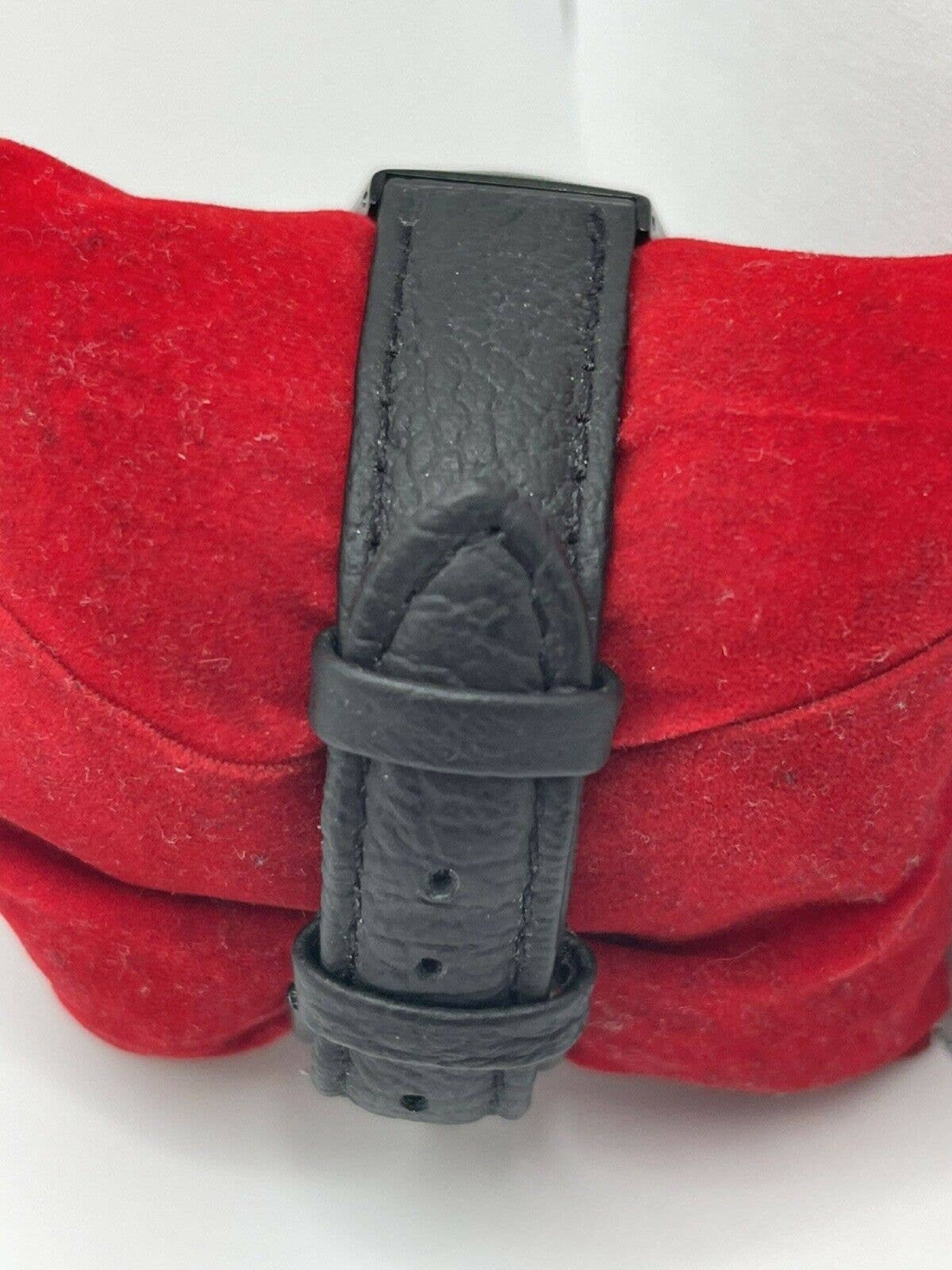 Vintage Ladies QMAX Japan Black Leather Strap Analog Watch New - Etsy