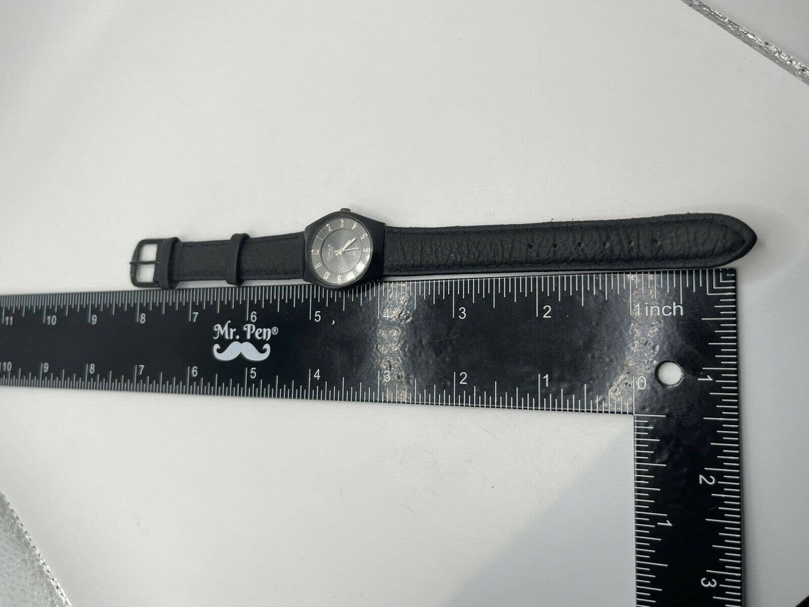 Vintage Ladies QMAX Japan Black Leather Strap Analog Watch New - Etsy