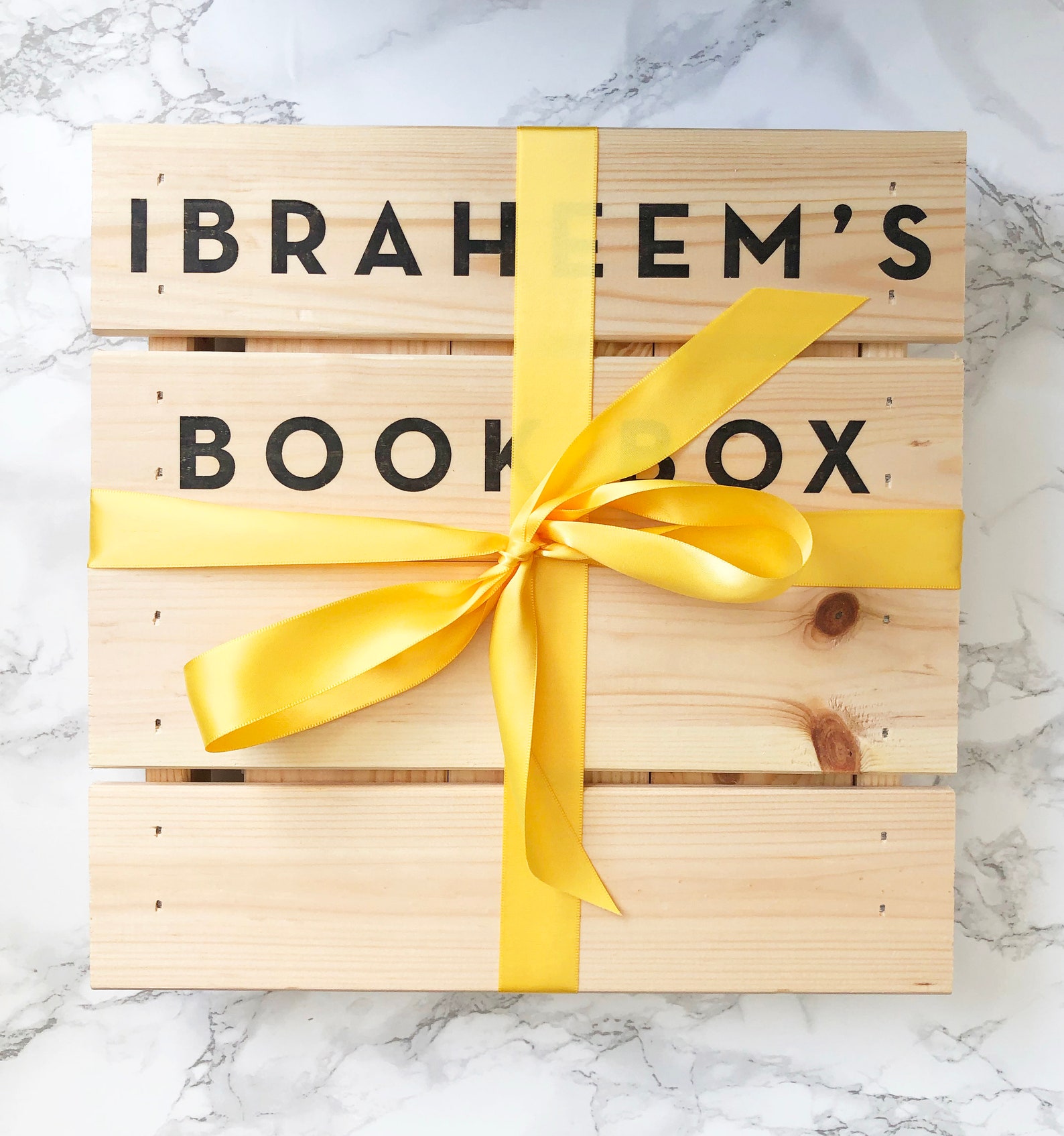 Wooden Crate Childrens Book Box Nursery Bedroom Reading | Etsy