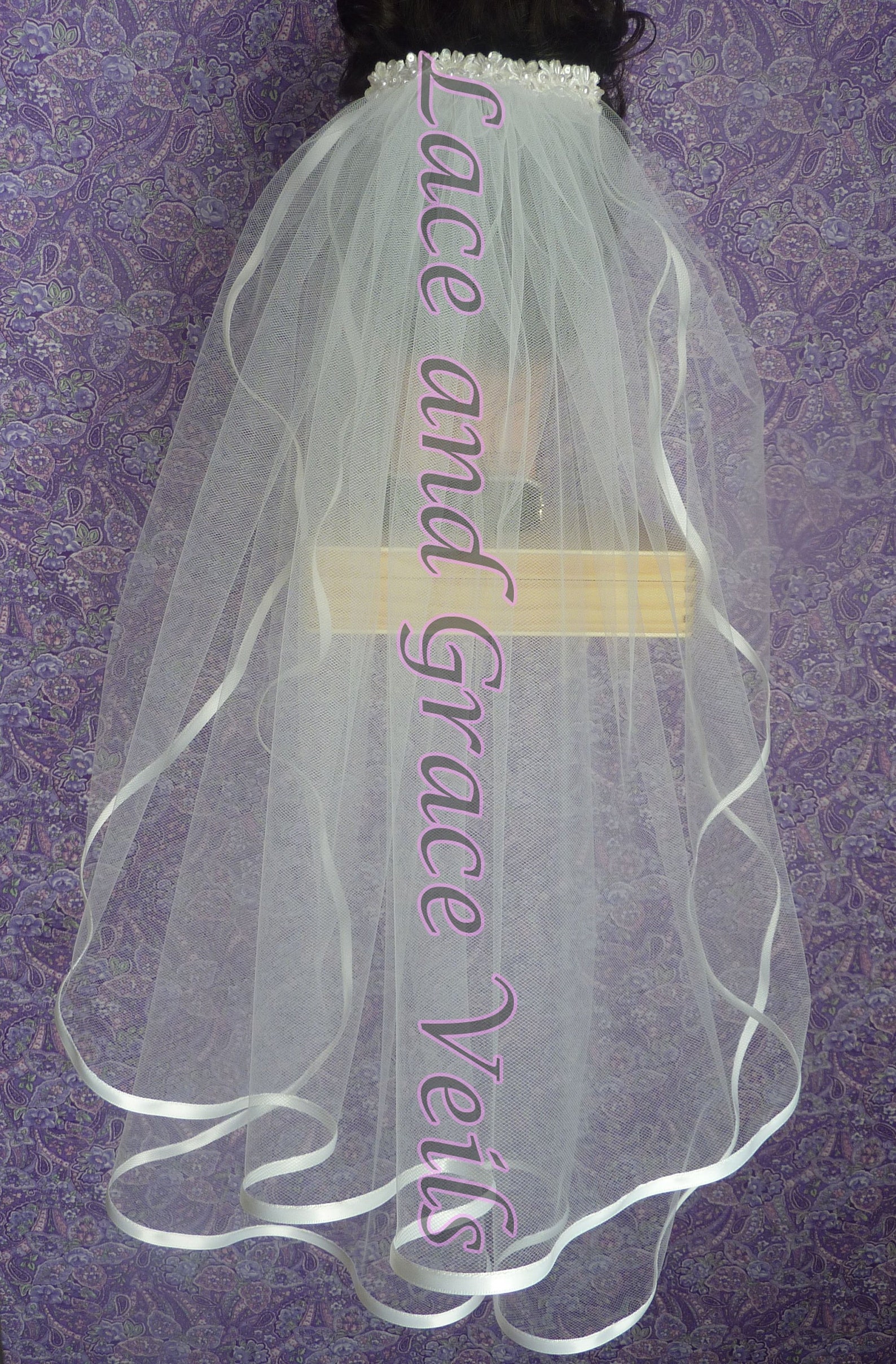 First Communion Veil | Etsy