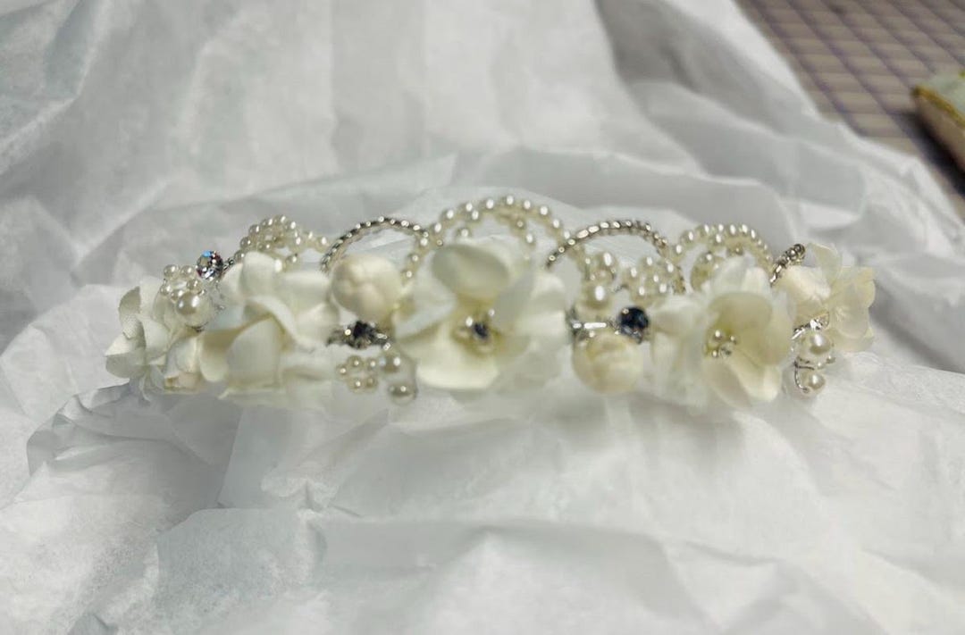 First Holy Communion Headband Ivory - Etsy