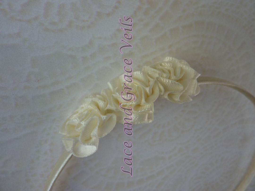 First Holy Communion Headband White - Etsy