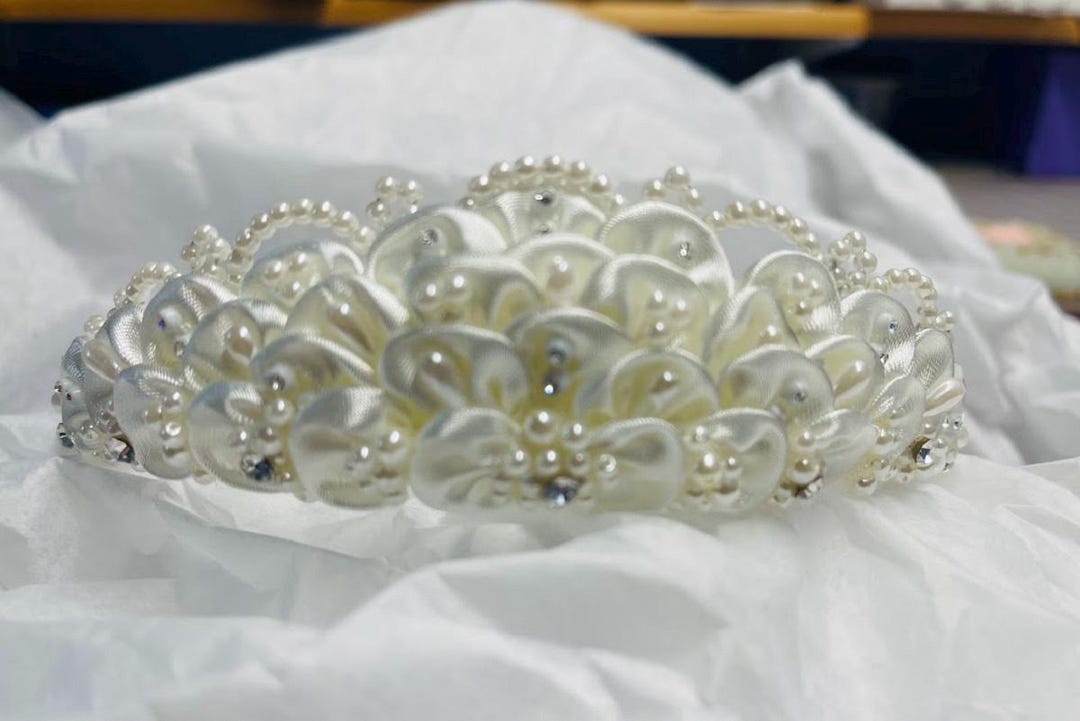 First Holy Communion Headband Ivory - Etsy