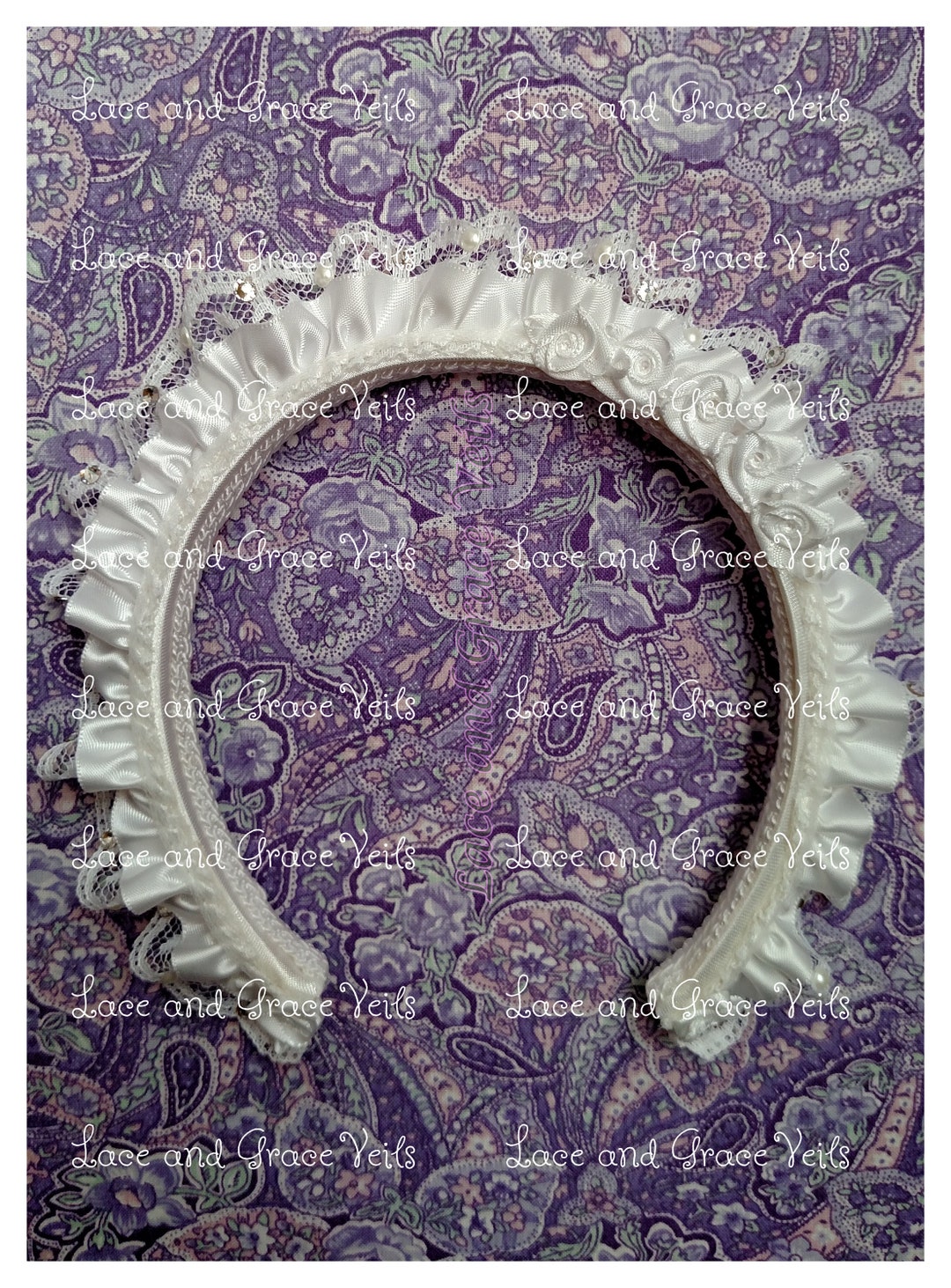 First Holy Communion Headband White - Etsy