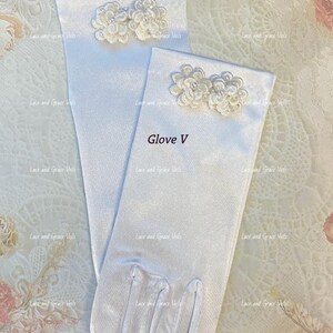 First 1st Holy Communion Gloves White, 7 Decorations, Made in the USA ...