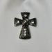 First Communion Arm Band With Silvertone/black Cross Charm - Etsy