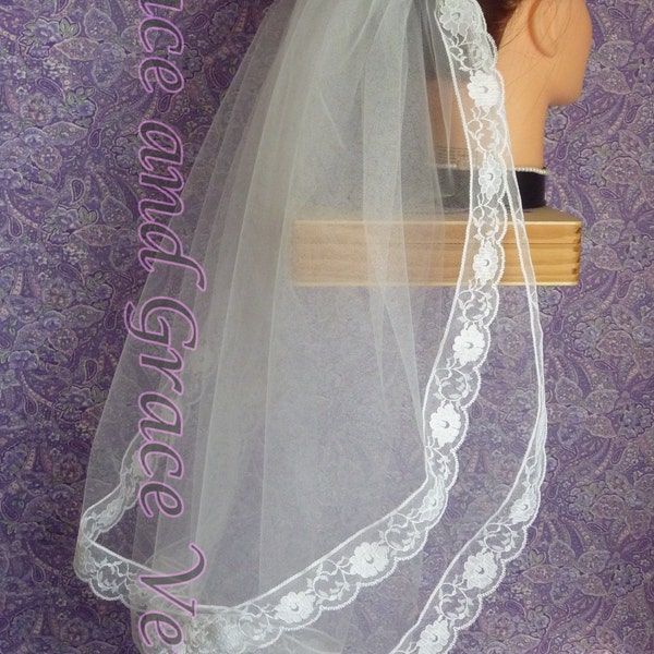 First Holy Communion Veil - Etsy