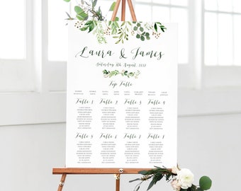 A2 seating chart | Etsy