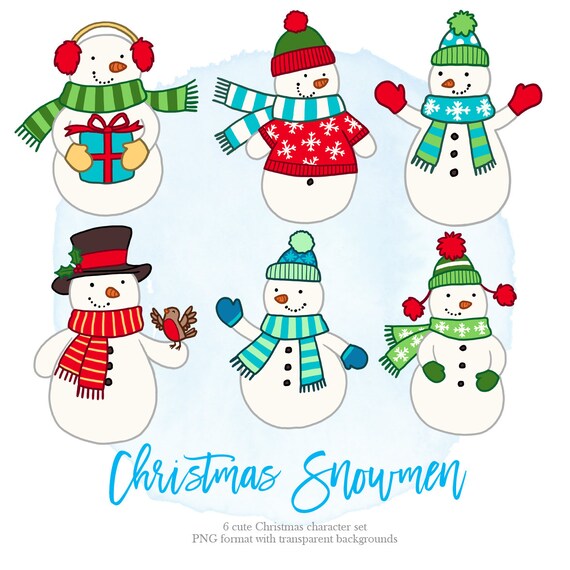 Snowman Pieces Clip Art