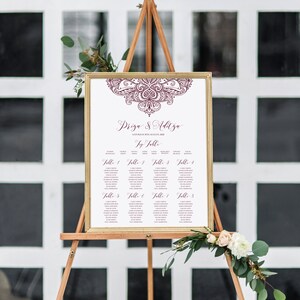 Indian Wedding Table Plan, Seating Plan, Seating Chart, Indian Event ...