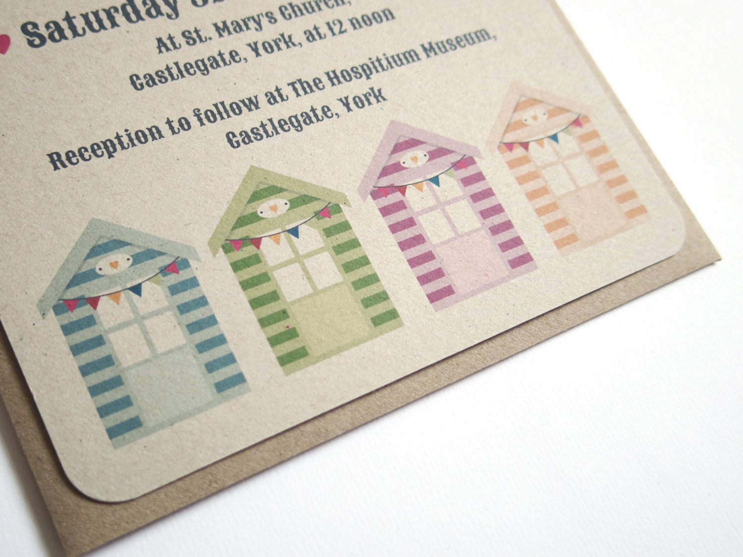 Beach Hut Wedding Invitation Beach Wedding Seaside Wedding - Etsy UK