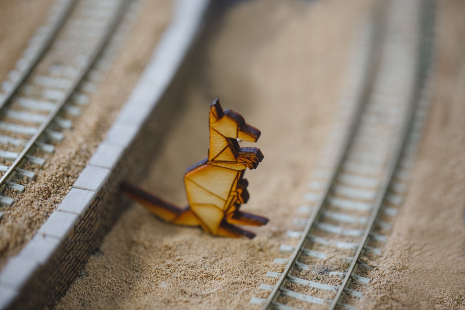 Origami Kangaroo Pin Badge Gift for Lovers of Japan Paper - Etsy