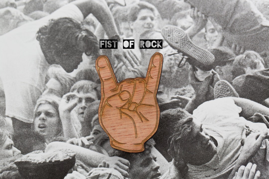 FIST OF ROCK! Devil Horns Jewelry, Metal Hand for Fans of Metal Music ...