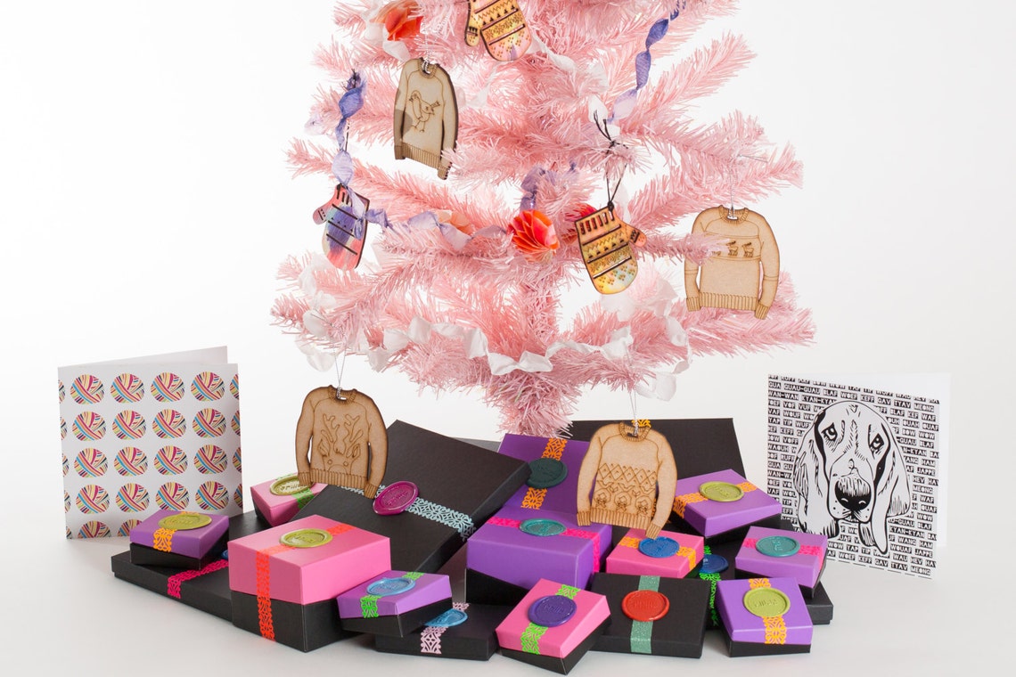 Set of 3 D.I.Y Christmas Jumper Decorations - Get Creative, Colour in ...